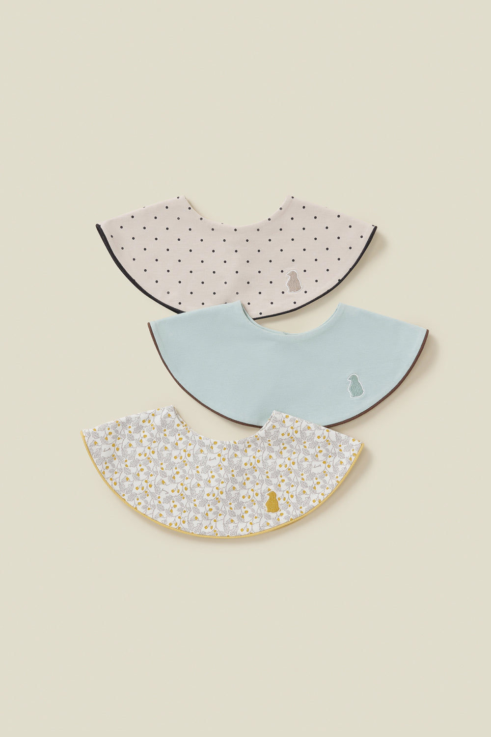 Konny Bib Piped Edge (0-2Y) – Konny Baby