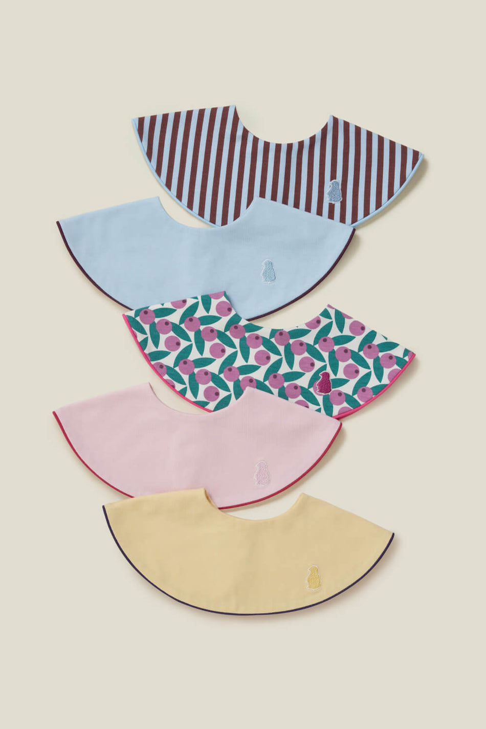 Konny Bib Piped Edge (0-2Y) – Konny Baby